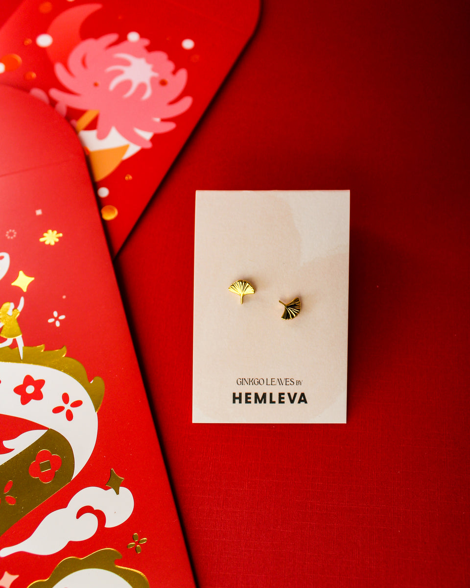 Ginkgo Studs – HEMLEVA